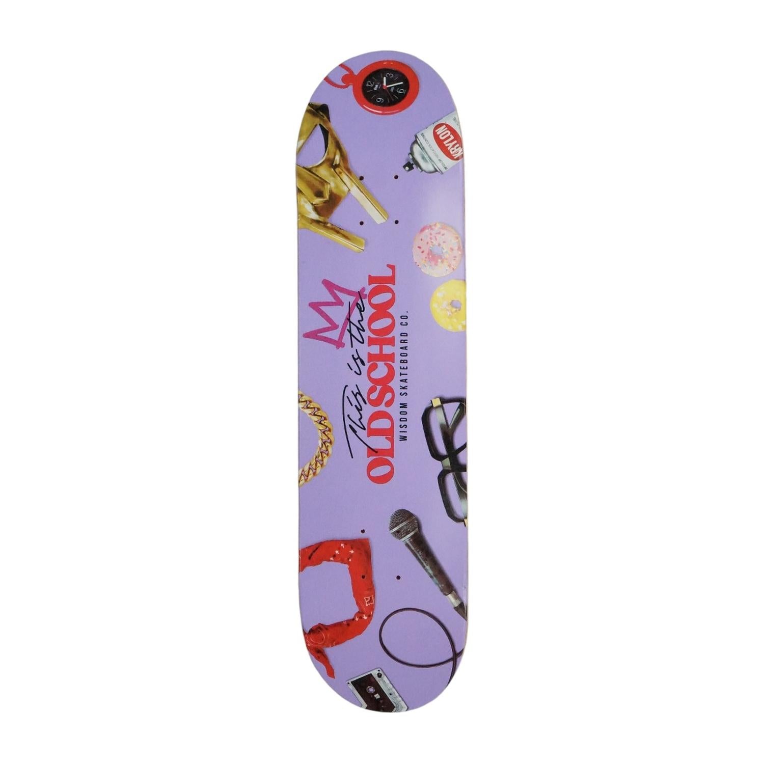 TABLA DE SKATE WISDOM OLD SCHOOL MORADA – Liquidadora RC